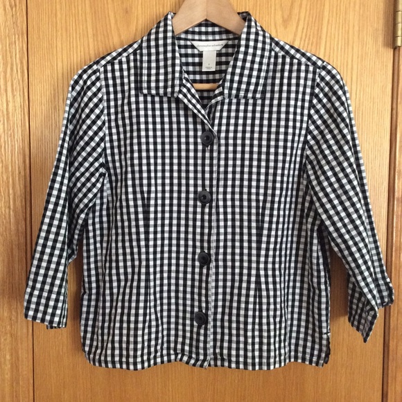 Christopher & Banks | Tops | Checkered Buttonup | Poshmark